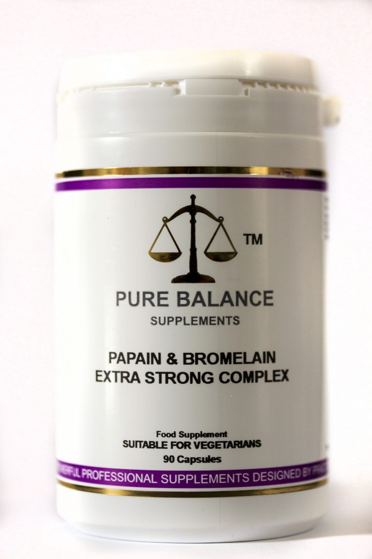 Papain & Bromelain Extra Strong Complex - Pure Balance Supplements